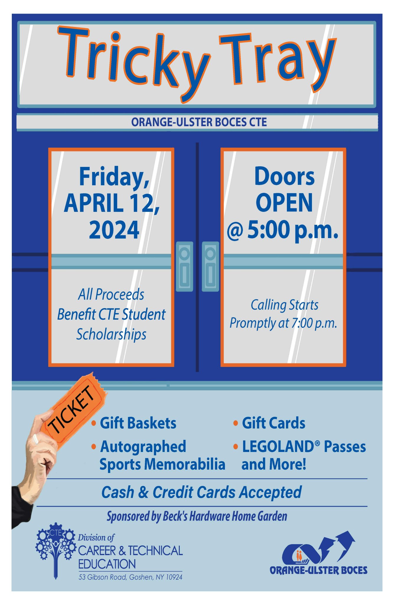 Tricky Tray Flyer Templates CLIFTON FMBA 21 Representing The Career