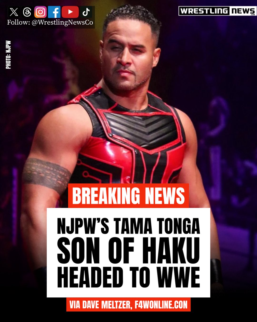 Tama Tonga Is Headed To Wwe Son Of Haku