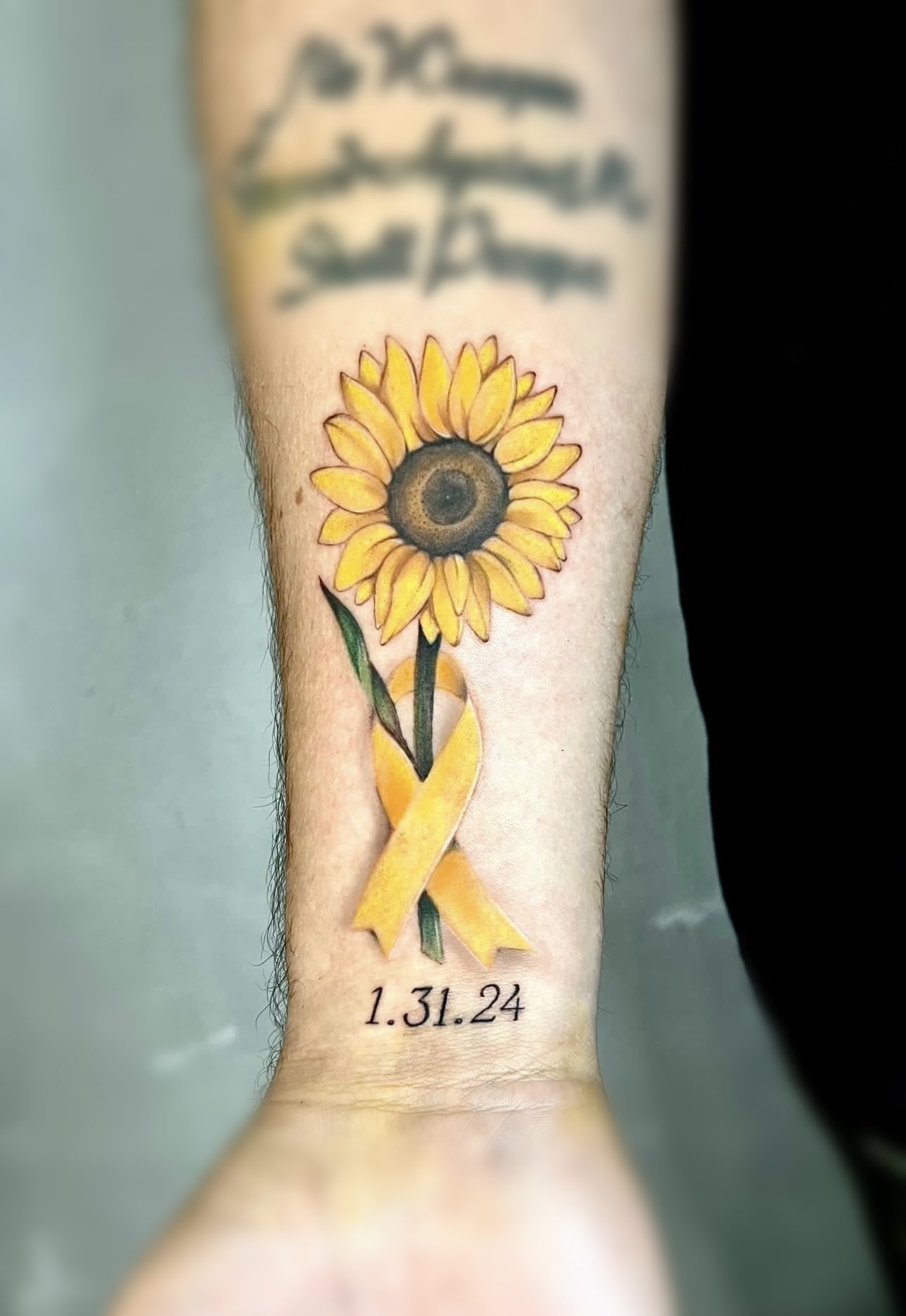Sarcoma Ribbon Tattoos