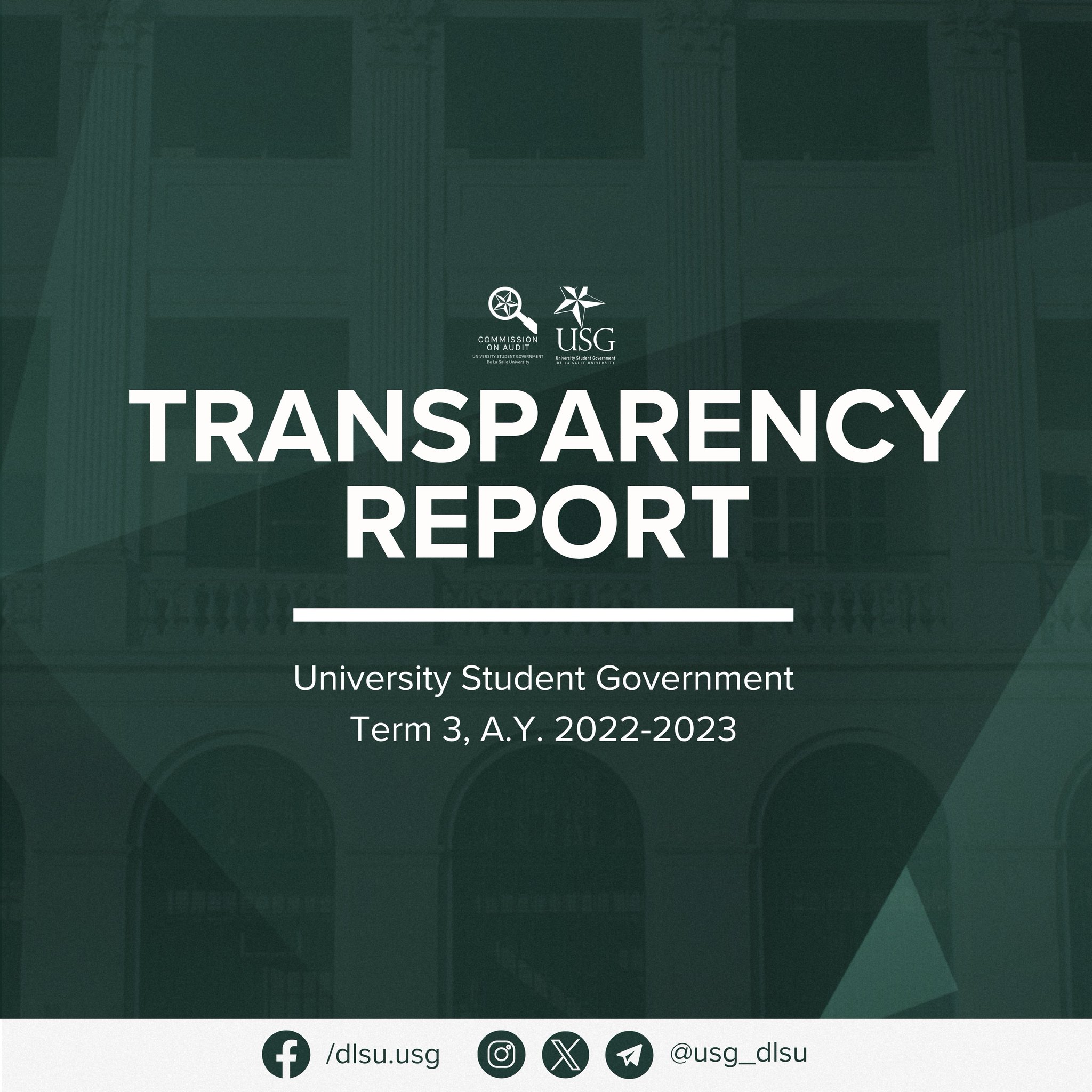 Dlsu Usg Logo DLSU USG On X: "[DLSU USG COA TERM 3 A.Y. 2022–2023