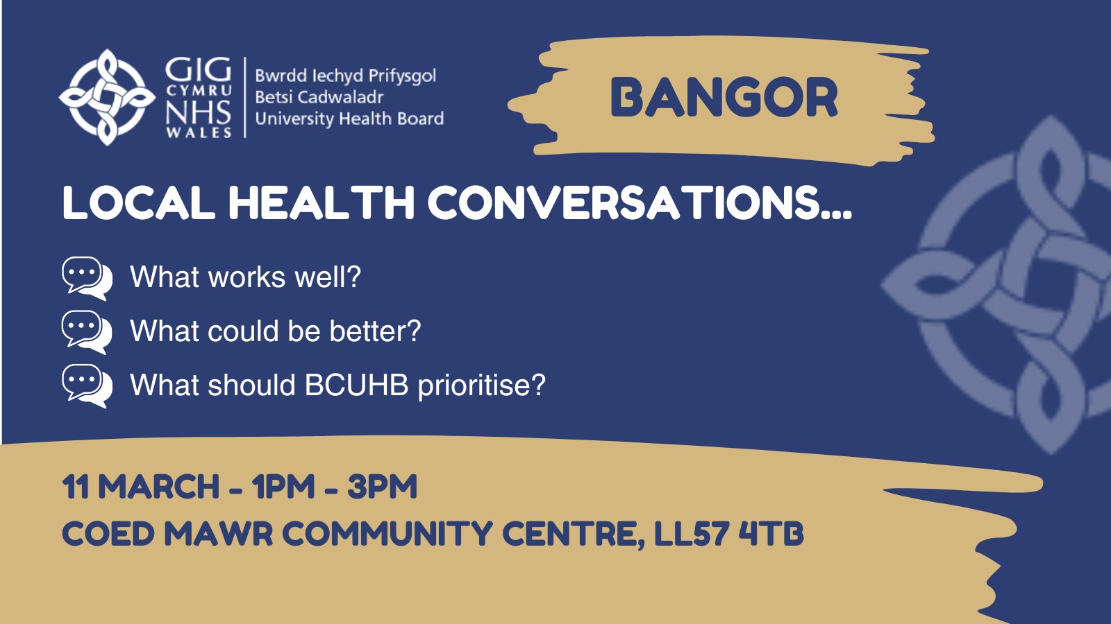 Betsi Cadwaladr Logo Health Board Reveal Plan To Redevelop Maelor With