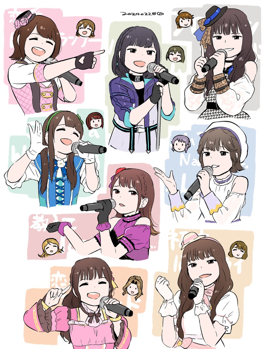 「39人の10th (1/2) #ml_10th_act4 #ml_10th_act4_day1 #ml_10th_ac」凪庵（なぎあん）の漫画