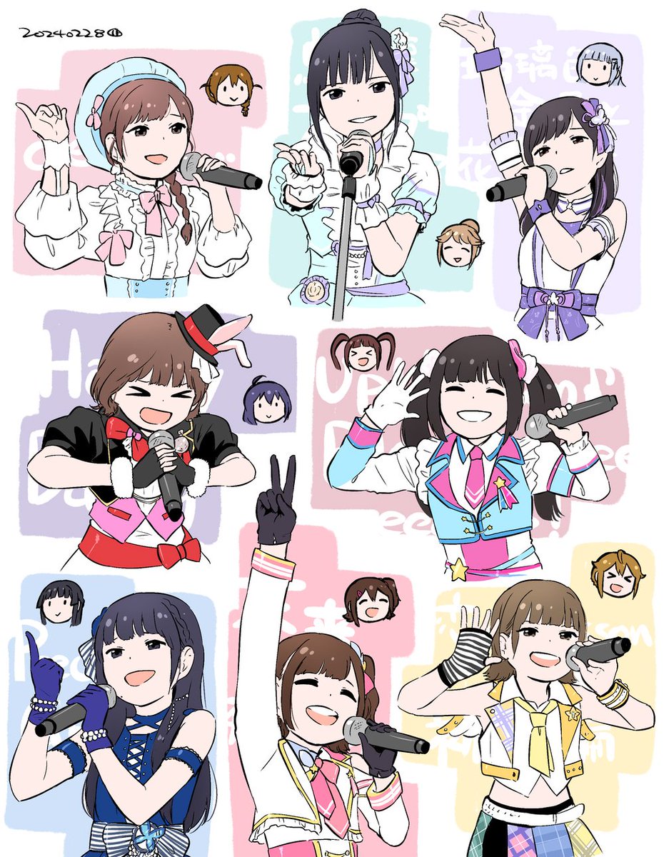 「39人の10th (1/2) #ml_10th_act4 #ml_10th_act4_day1 #ml_10th_ac」凪庵（なぎあん）の漫画