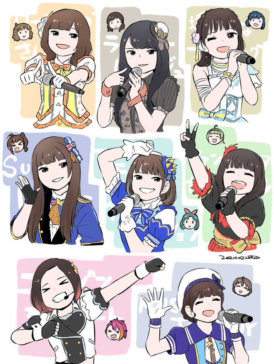 「39人の10th (1/2) #ml_10th_act4 #ml_10th_act4_day1 #ml_10th_ac」凪庵（なぎあん）の漫画