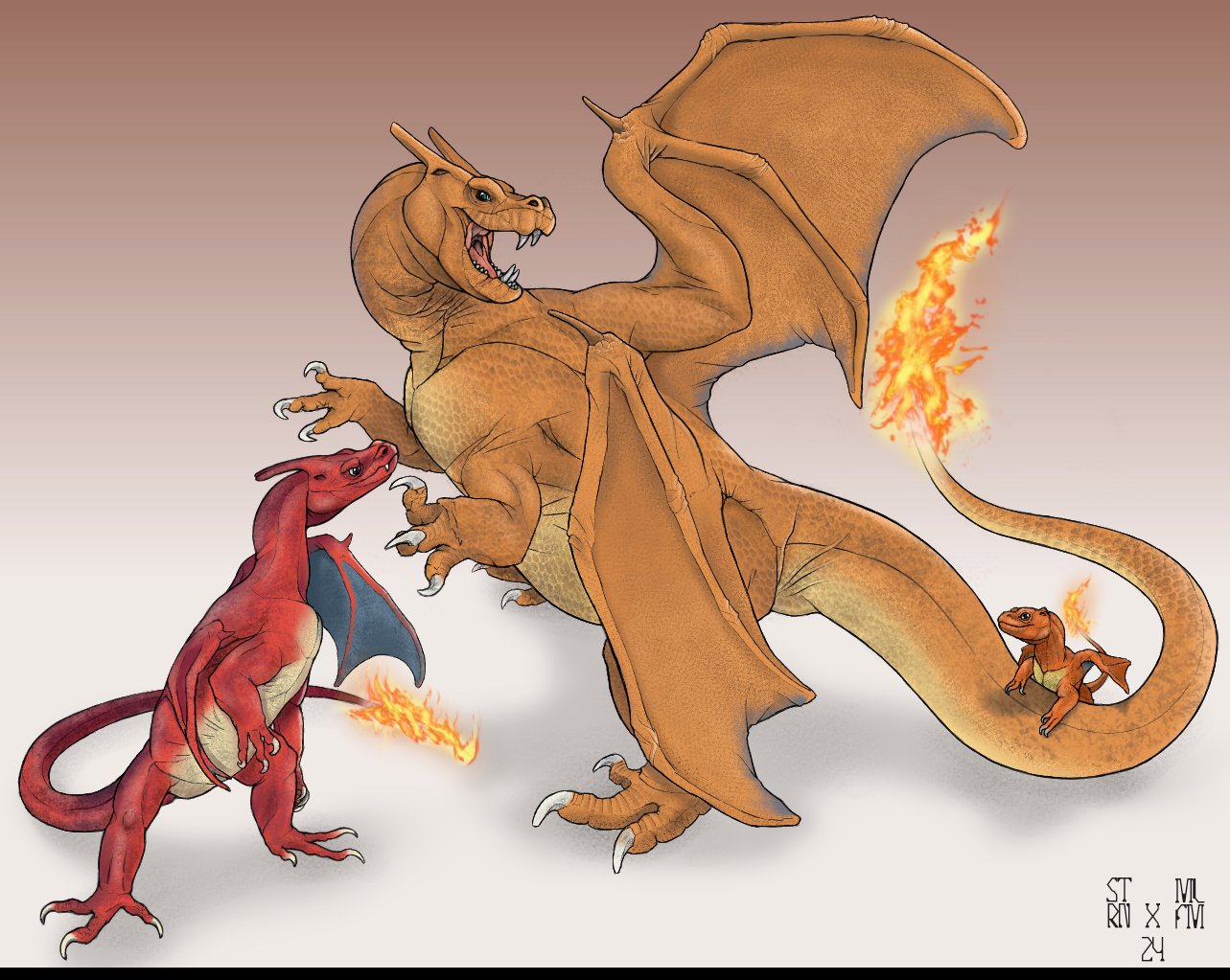 Charizard Realistic 10 Best Realistic Pokémon Designs By RJ Palmer
