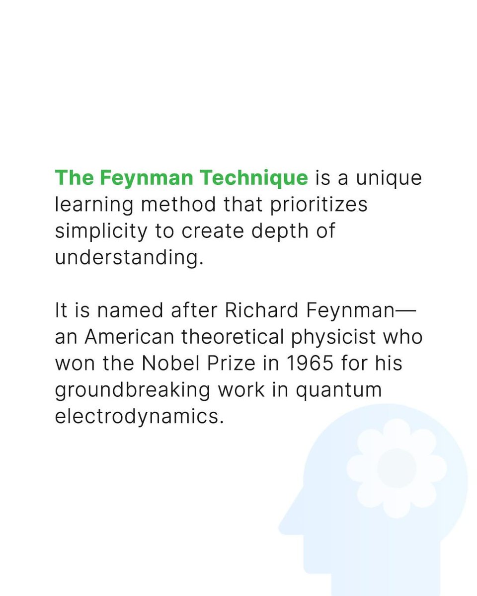 How to learn anything with the Feynman Technique - thread - - Thread from Limitless Life ...
