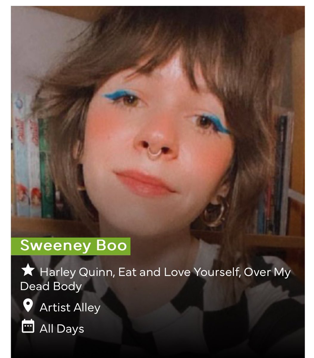 「I'll be tabling at all weekend from 12 」|Sweeney Booのイラスト