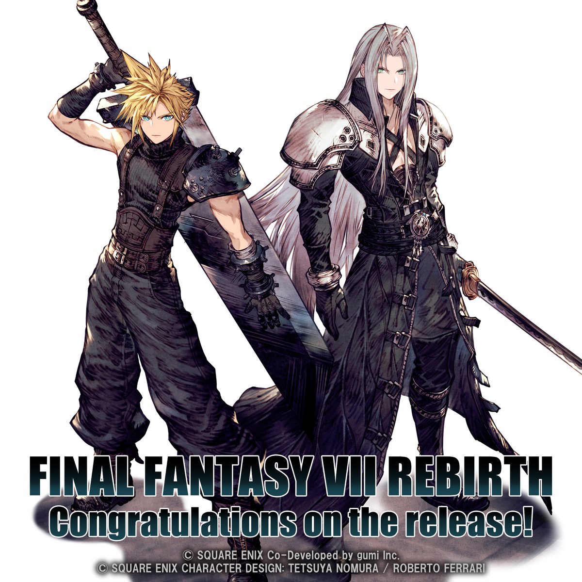 【情報】FINAL FANTASY VII REBIRTH 發售賀圖 @FF 最終幻想 系列（太空戰士） 哈啦板 - 巴哈姆特