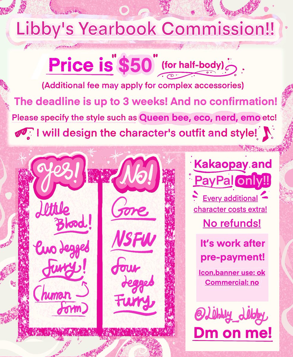 「#commissionopen #ArtCommission 📷 Libby's Yearbook Commissio」𝓛𝓲𝓫𝓫𝔂🩰の漫画