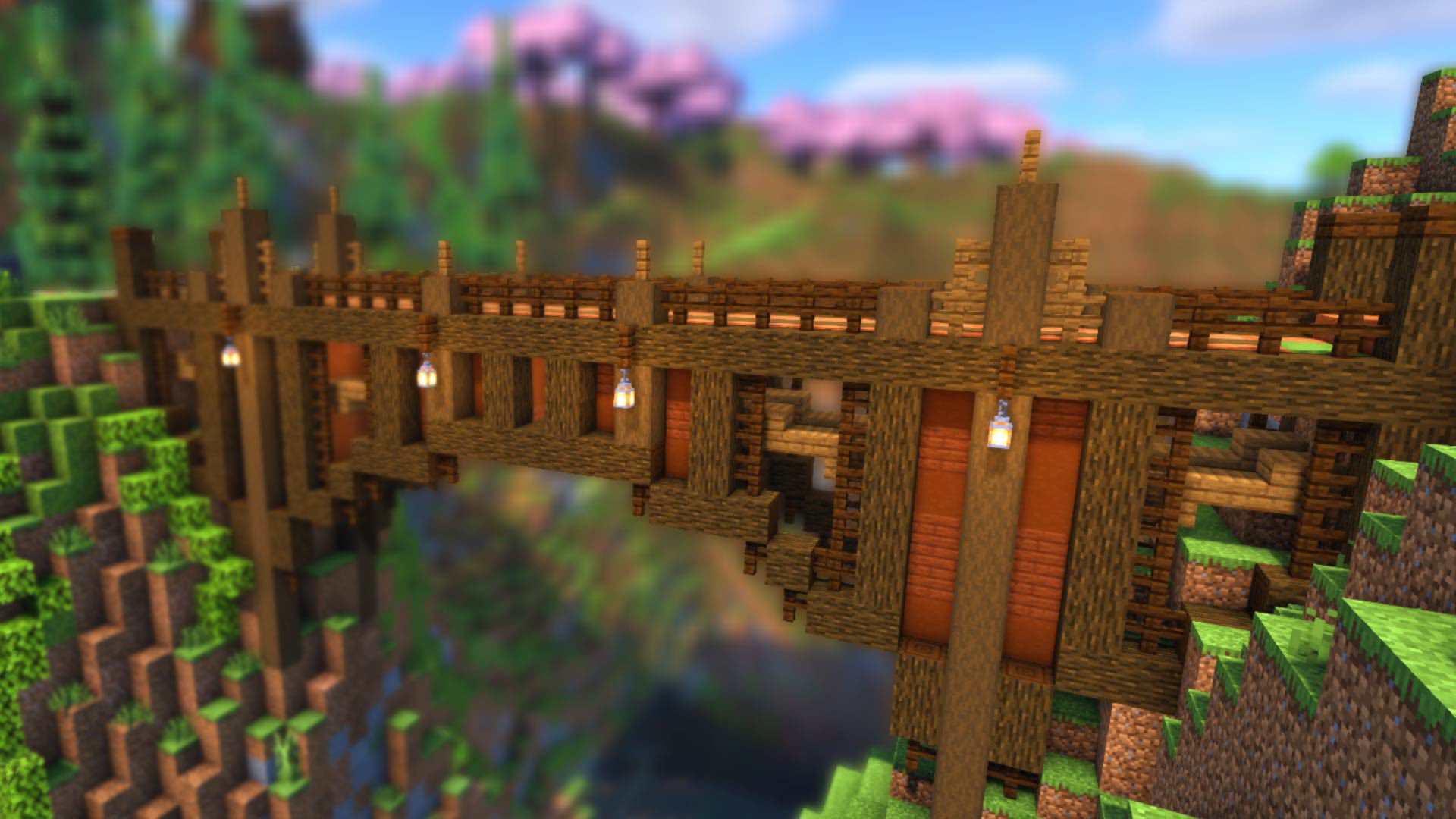 Minecraft Wooden Bridge