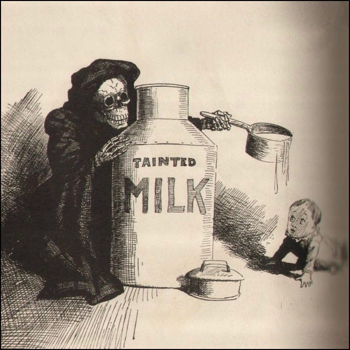 All milk was raw before the 1850s. But one scandal caused by money ...