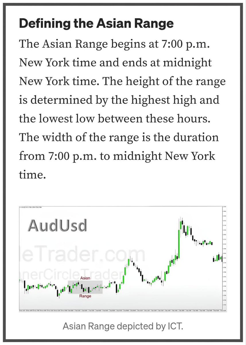 ICT Asian Range Model - How To Use Them A Thread 🧵(1/12) - Thread from ...