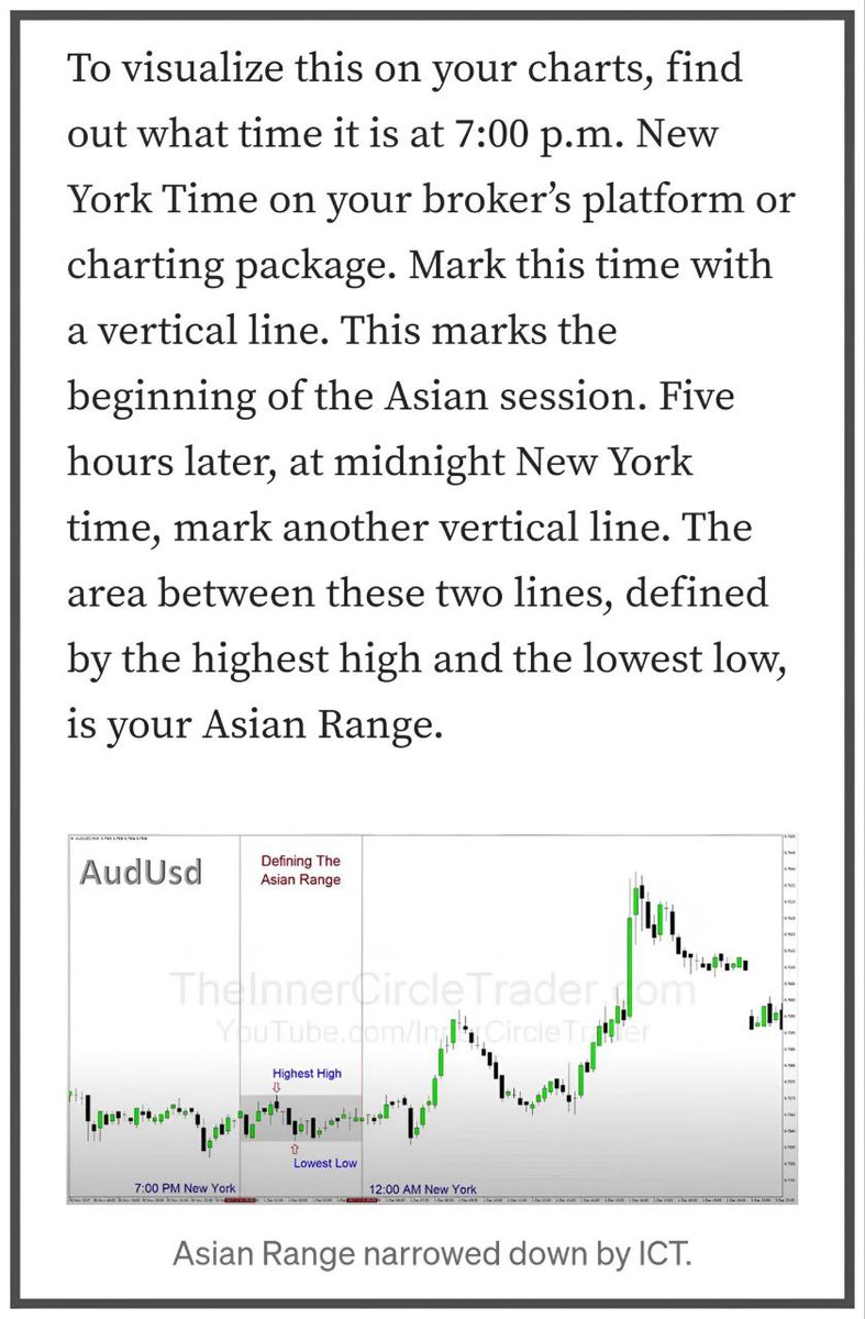 ICT Asian Range Model - How To Use Them A Thread 🧵(1/12) - Thread from ...