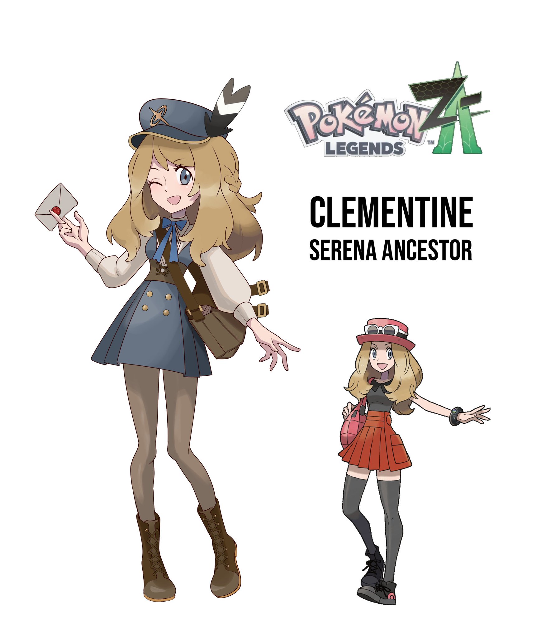 Serena Pokémon Sprite Fun With Colours BLM — Long Hair, Short
