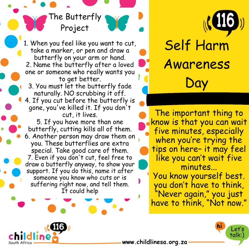 The Butterfly Project Self Harm