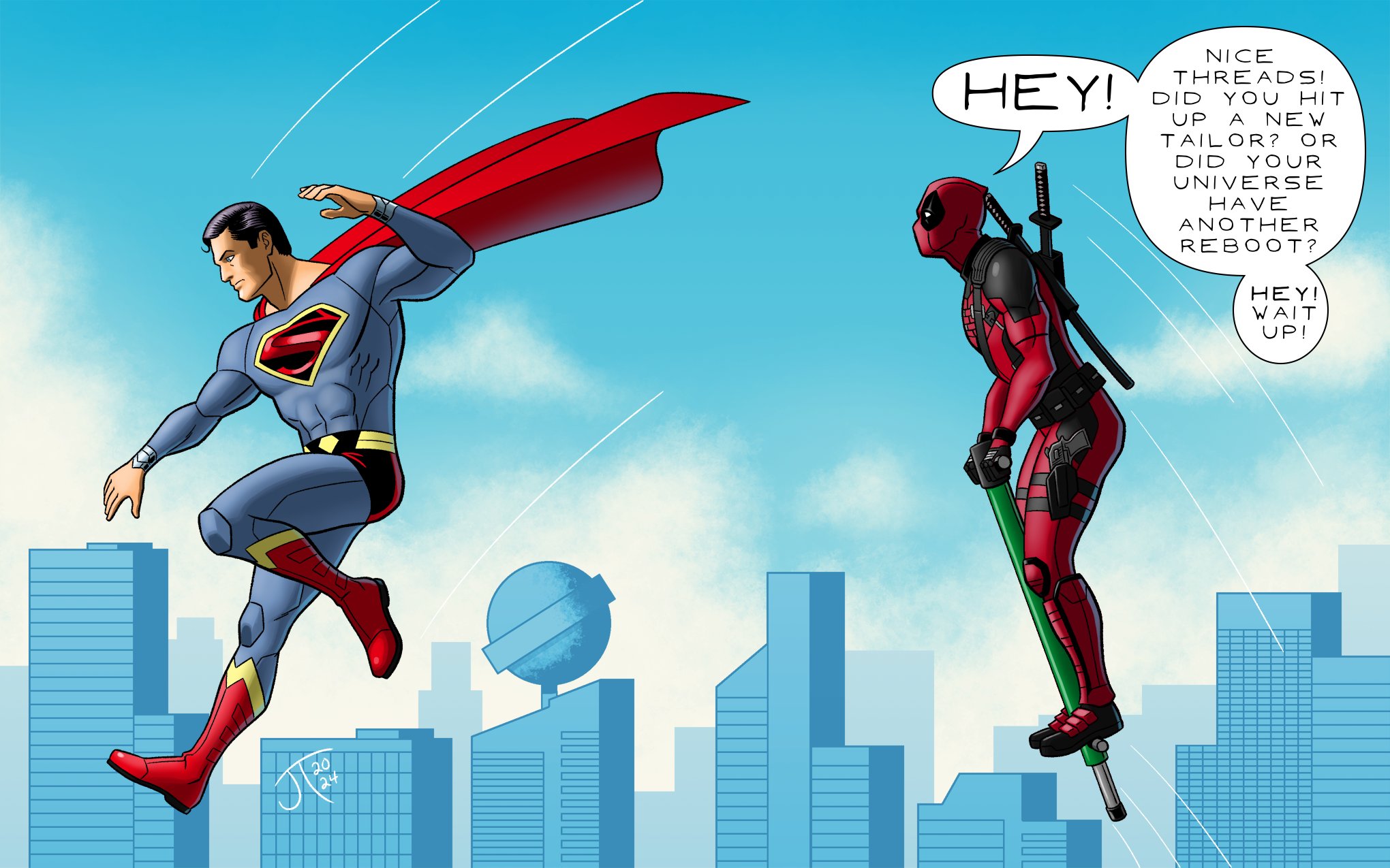 Deadpool Vs Superman
