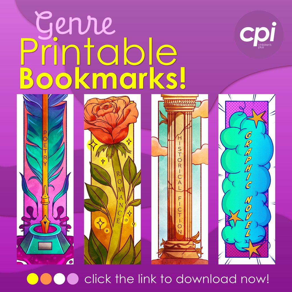Literary Genre Bookmarks Literary Genres Poster Set (teacher Made)