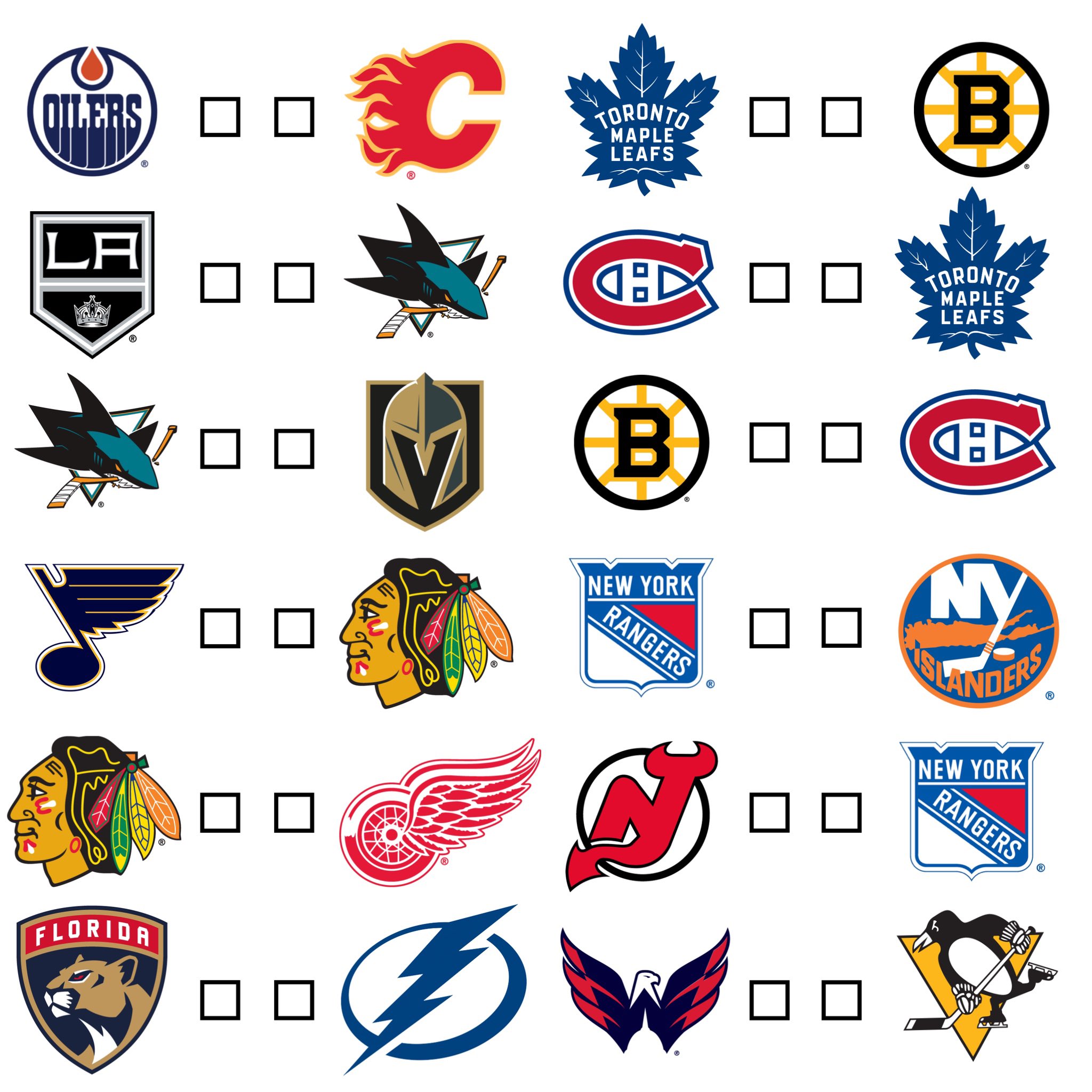 Nhl Rivalry Teams