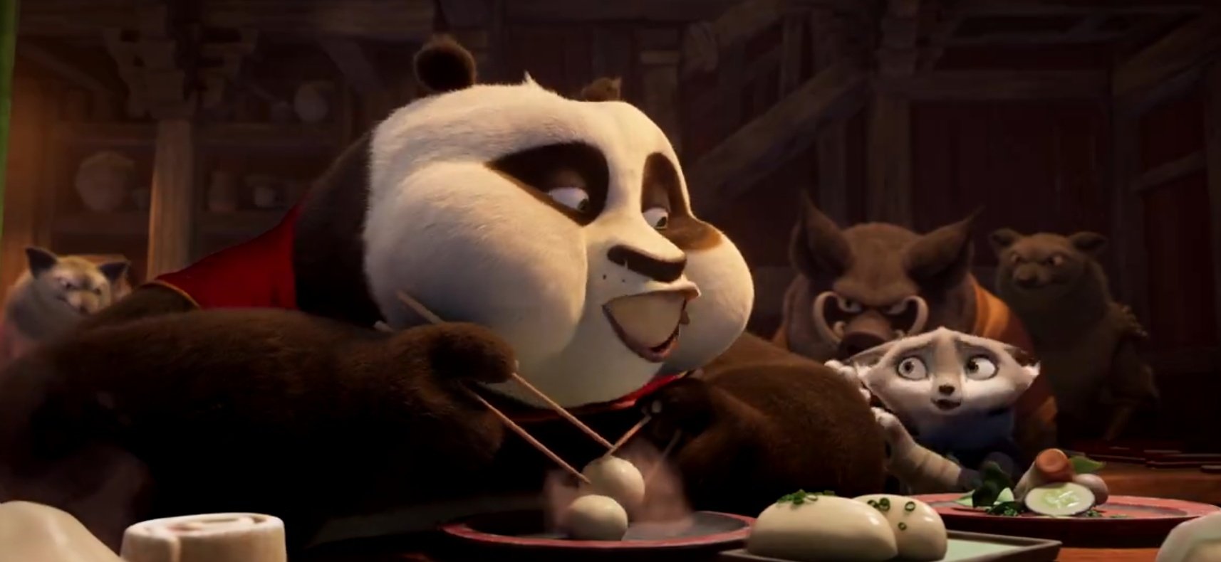Kung Fu Panda Po Eating