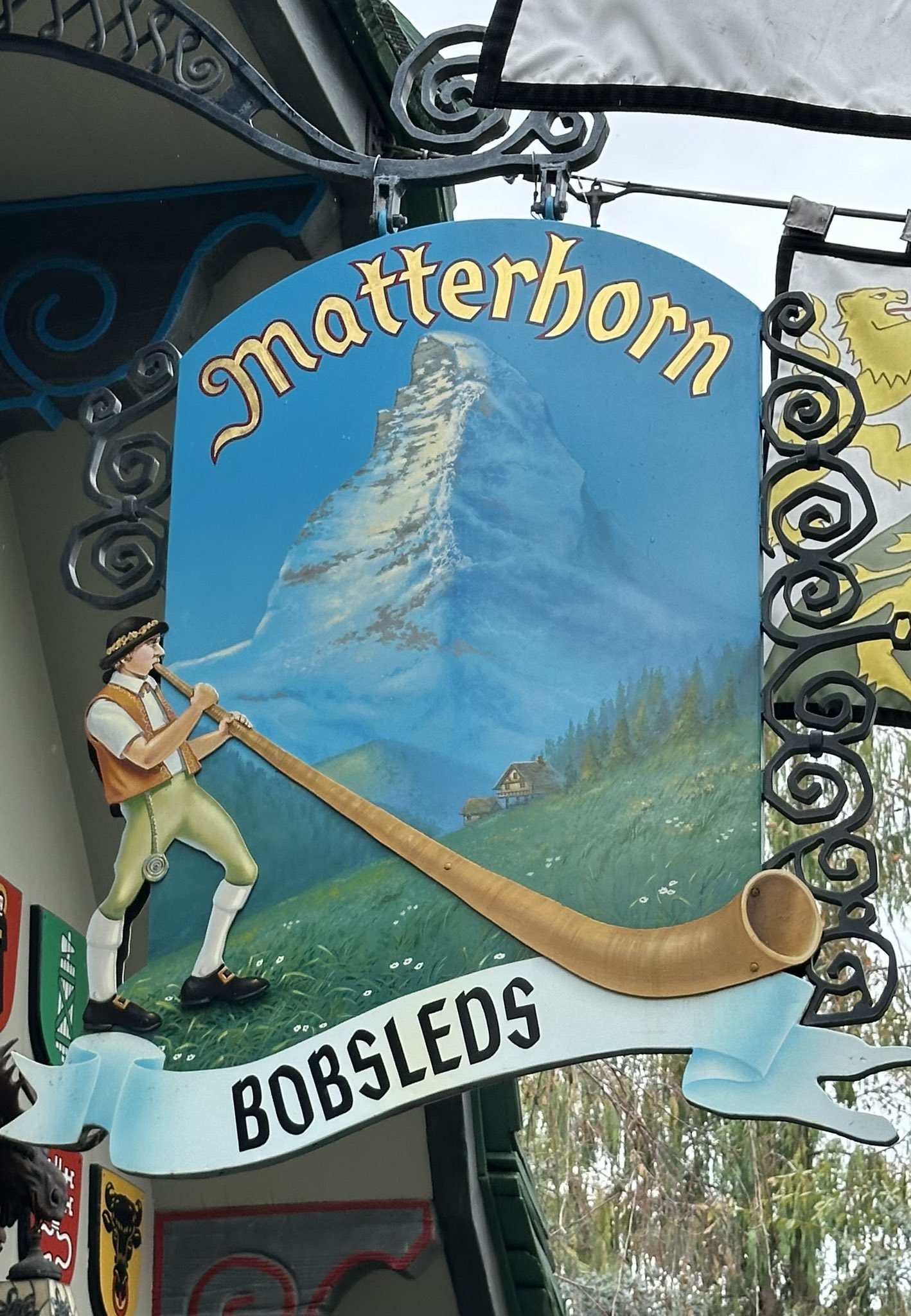 Matterhorn Bobsleds Poster 2 X Poster Series Pins (Mad Tea Party