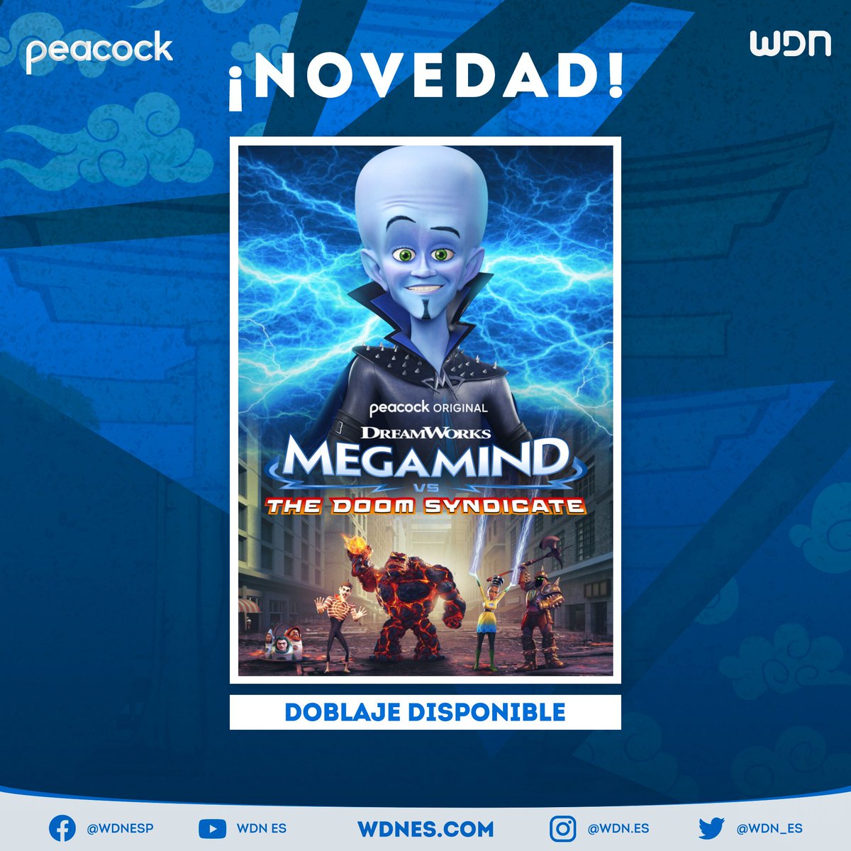 Juan Alfonso Carralero regresa en el doblaje de Megamente contra el ...