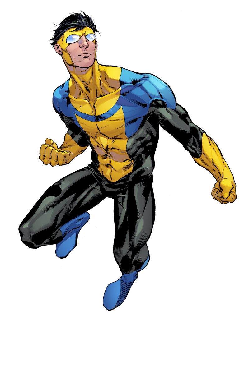 「Fourth take on 's Invincible line art! I」|Paris Alleyneのイラスト