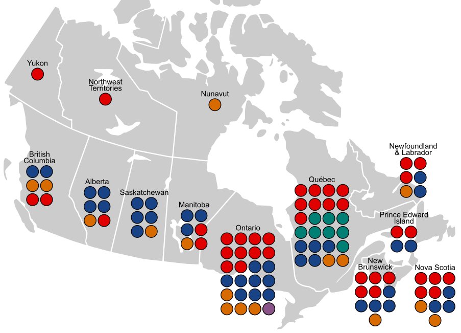 Canadian Senate Diagram