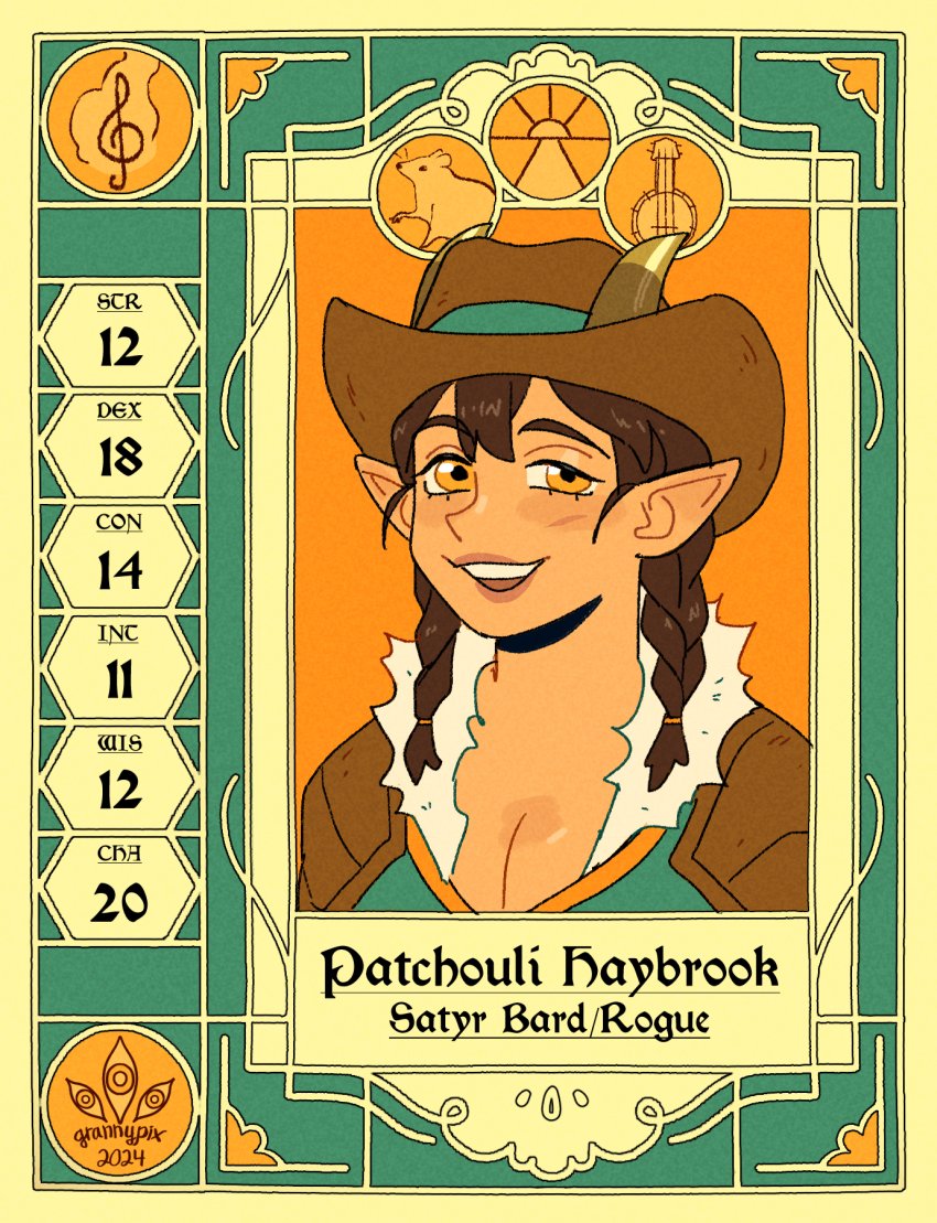 「Character card c☀️mms! For your dnd character, bg3 tav/durge」Sam ...