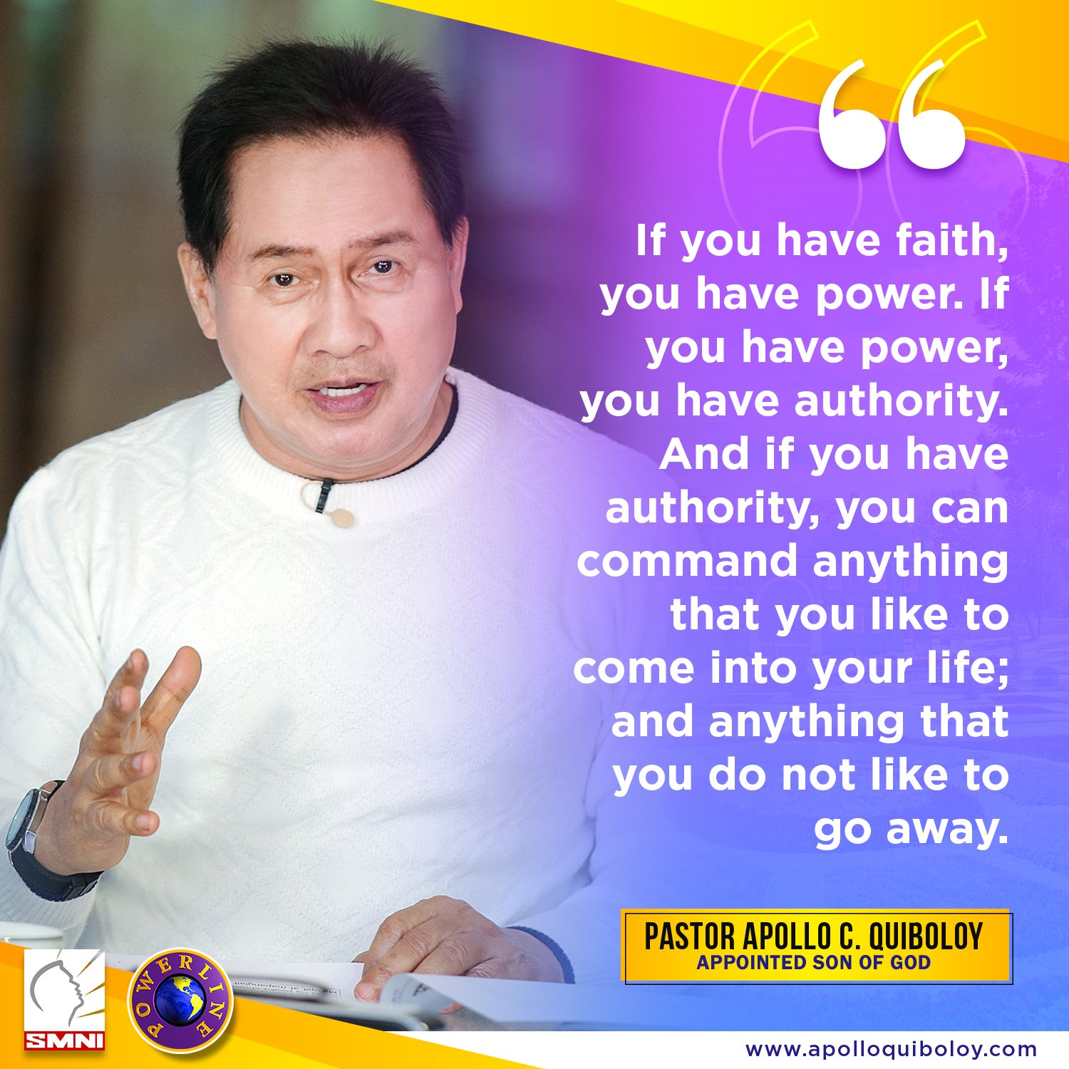Quiboloy Quotes Pastor Apollo C. Quiboloy On X: "We Have A