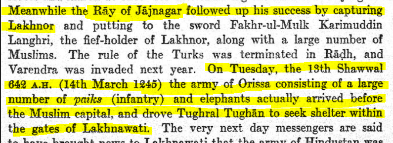 When the Muslims conquered north India and reached up to Bengal - a ...