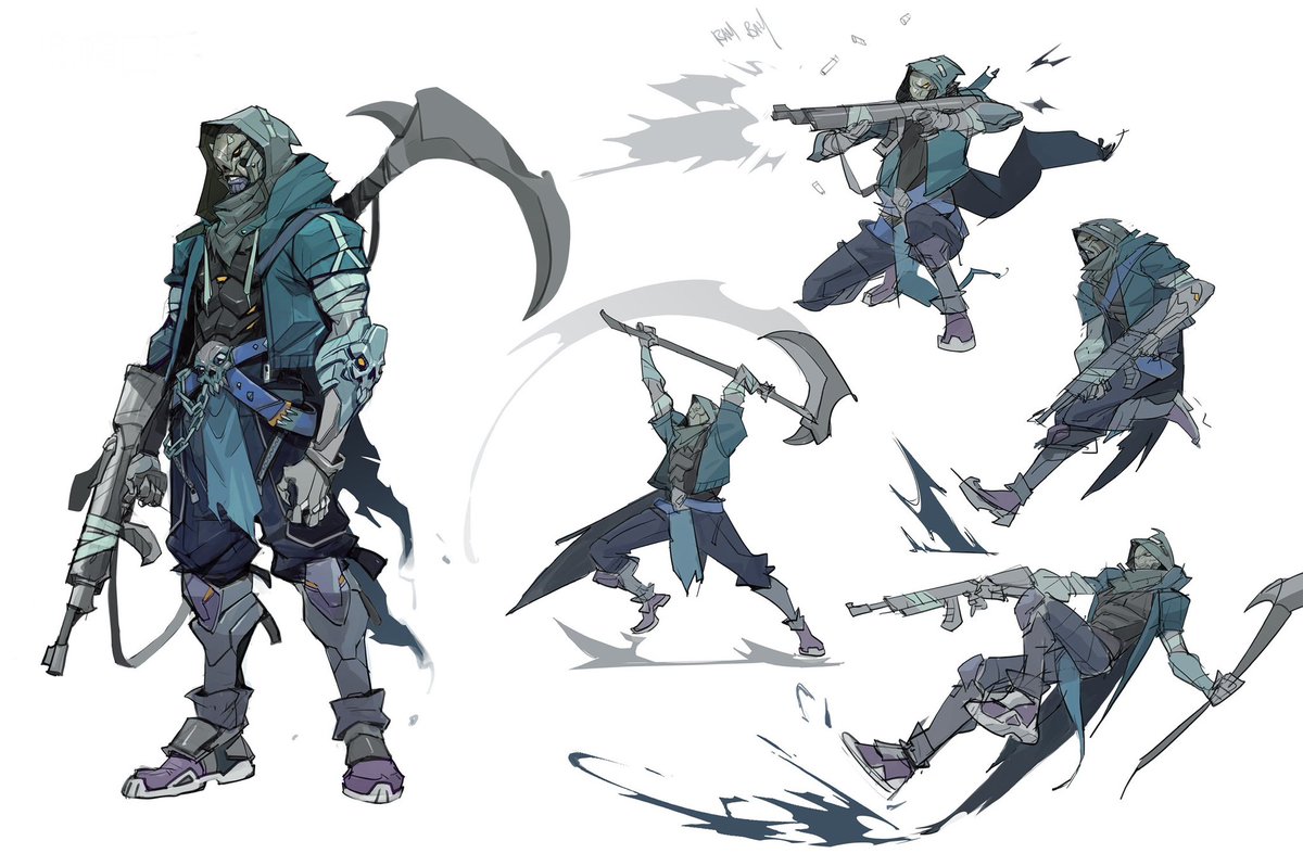 「Character & Skin concepts for a couple o」|Pyroowdailyのイラスト