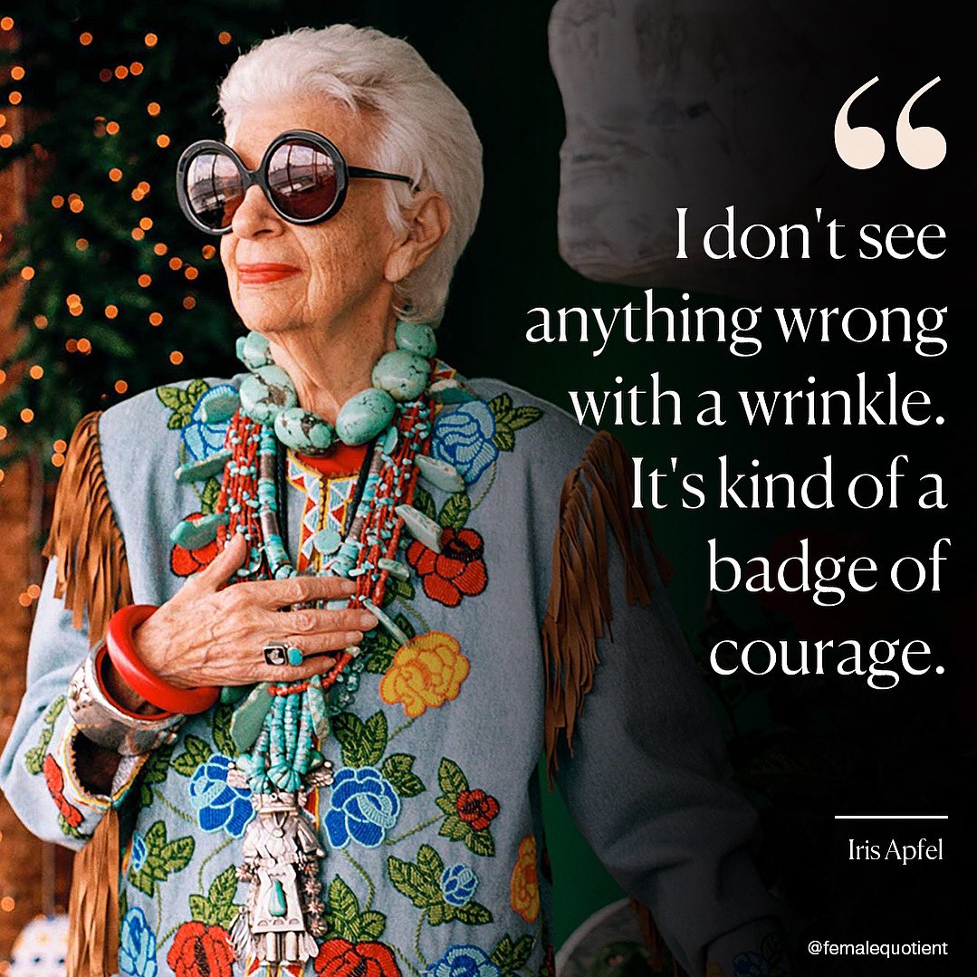 Iris Apfel Funny Quotes Iris Apfel On Style: Originality And Courage