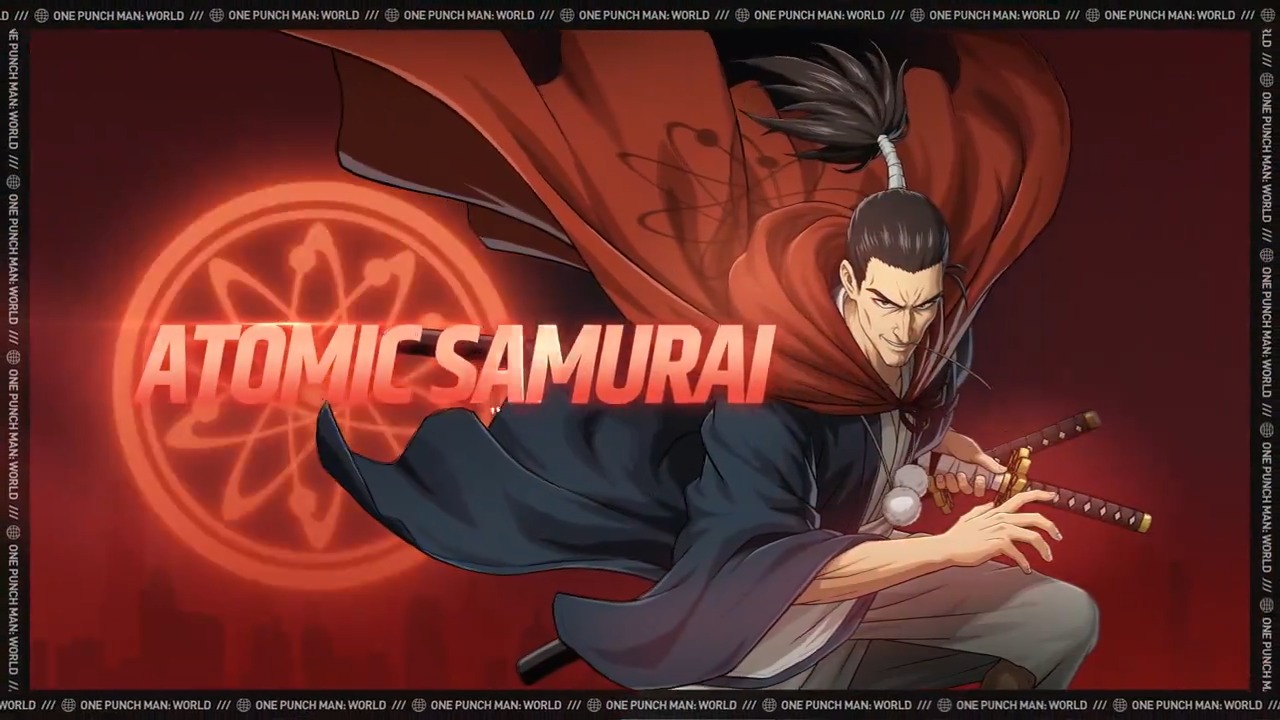 Atomic Samurai One Punch One Punch Man: World Official Atomic