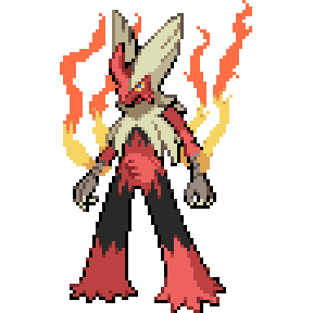 Mega Sprite Di Blaziken