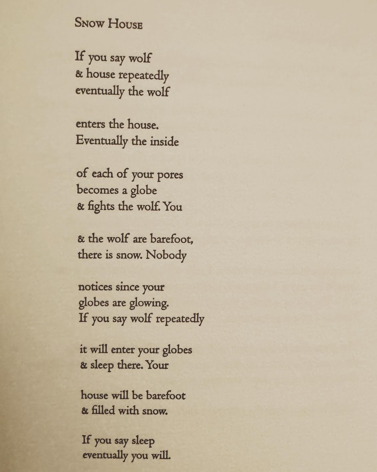 Wolf Poems