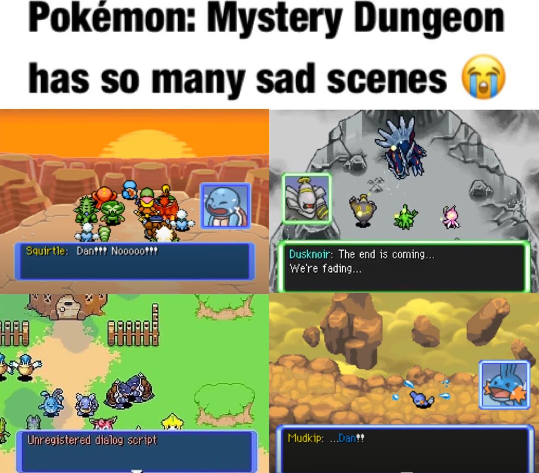 Pokemon Mystery Dungeon Memes