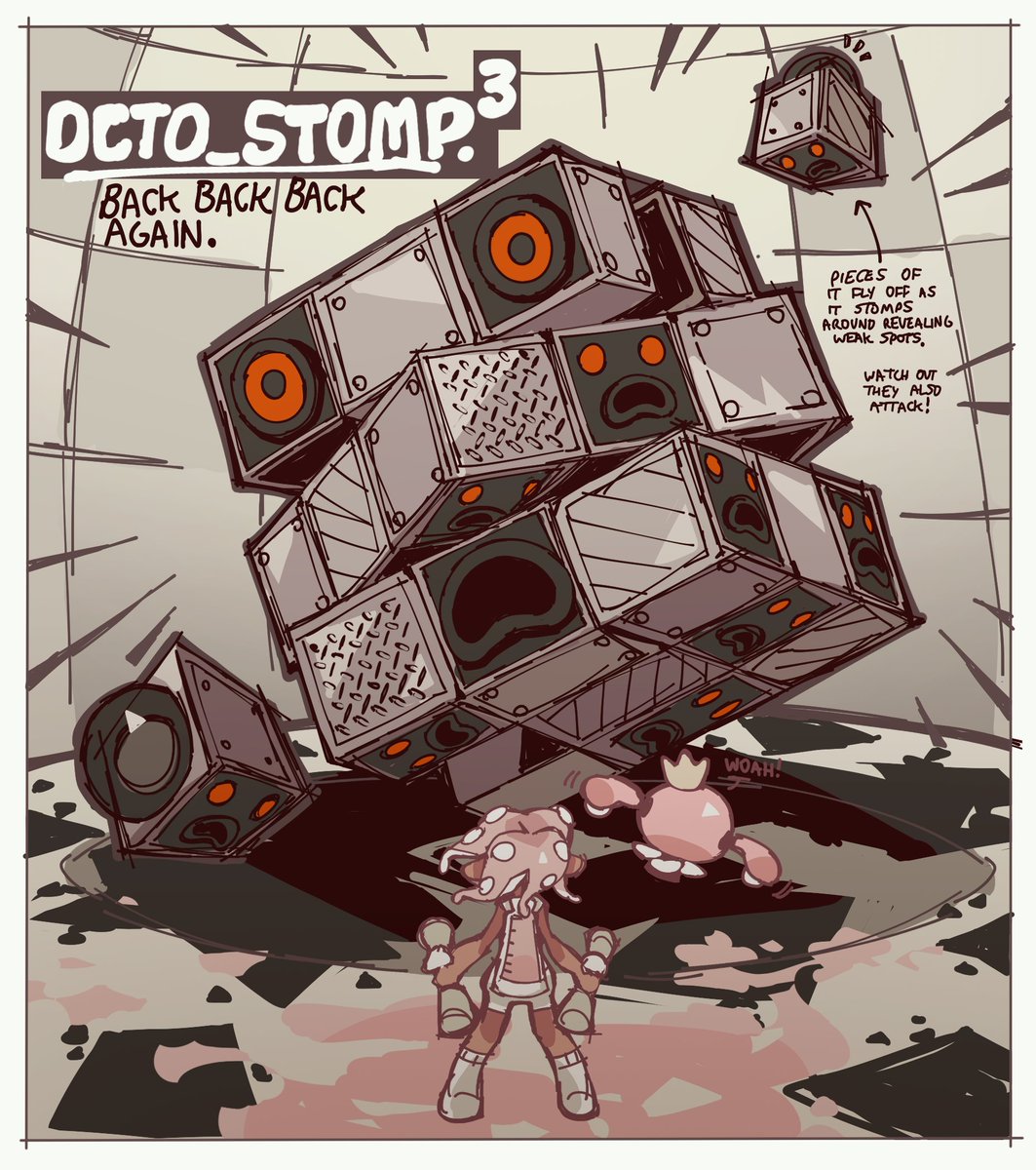 「kinda surprised the octostomp wasn't in side order i guess i」THE NOODLEの漫画