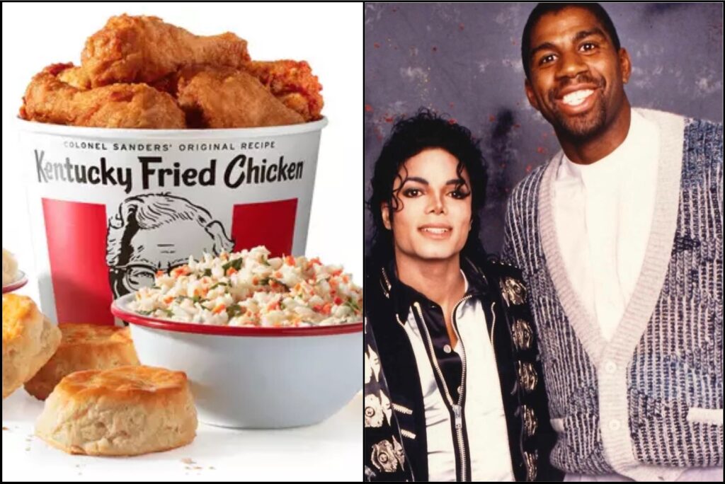 Michael Jackson Eating Kfc