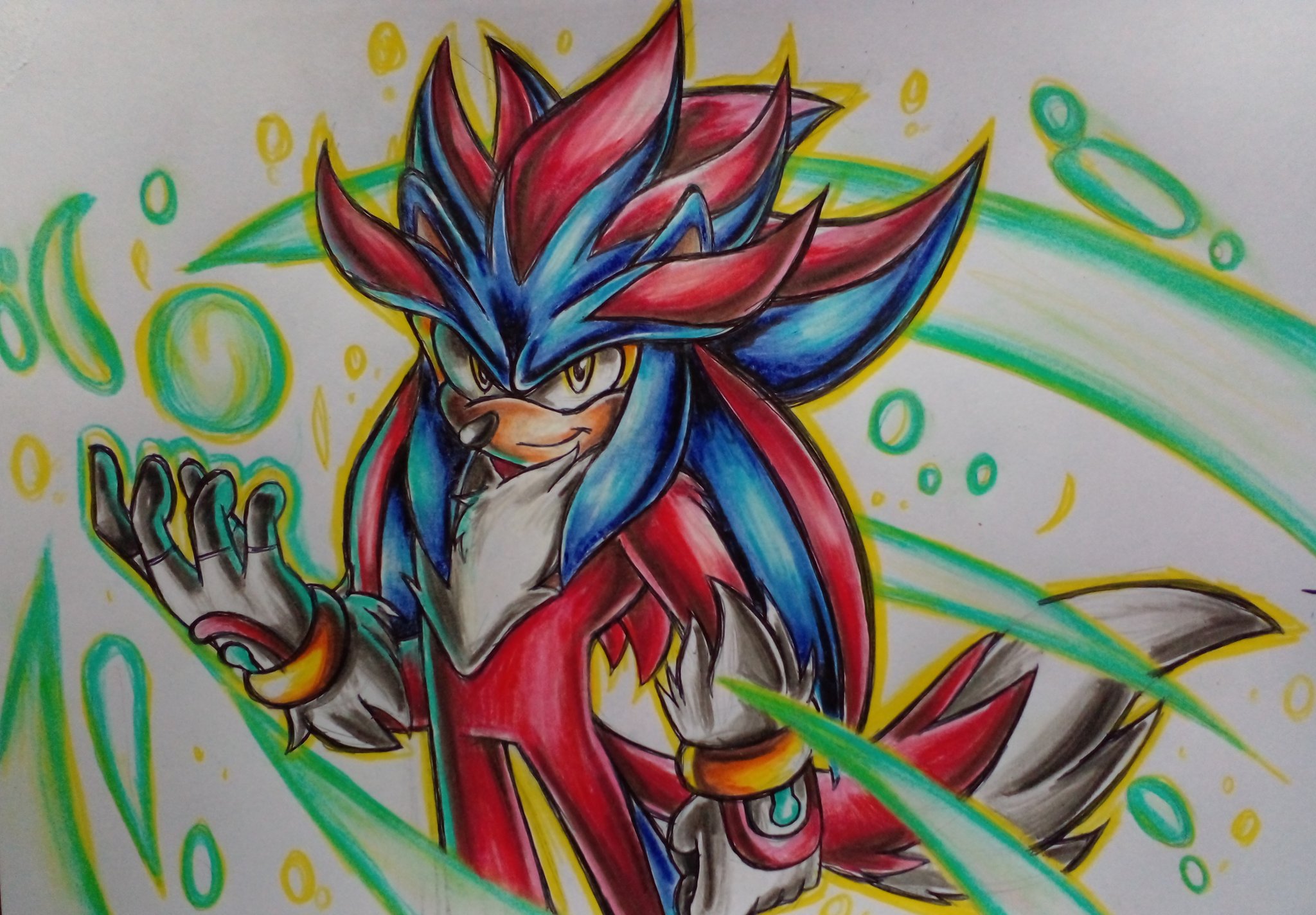 Super Sonic And Super Shadow And Super Silver Drawings Sonic Shadow