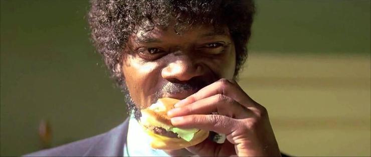 Pulp Fiction Samuel L Jackson Burger