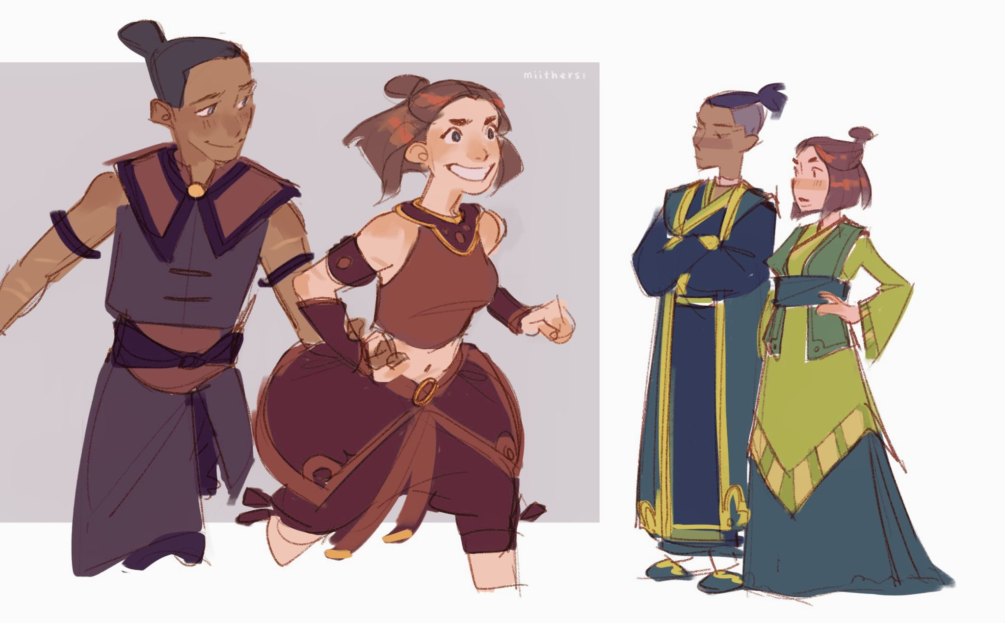 Sokka And Suki Fan Art