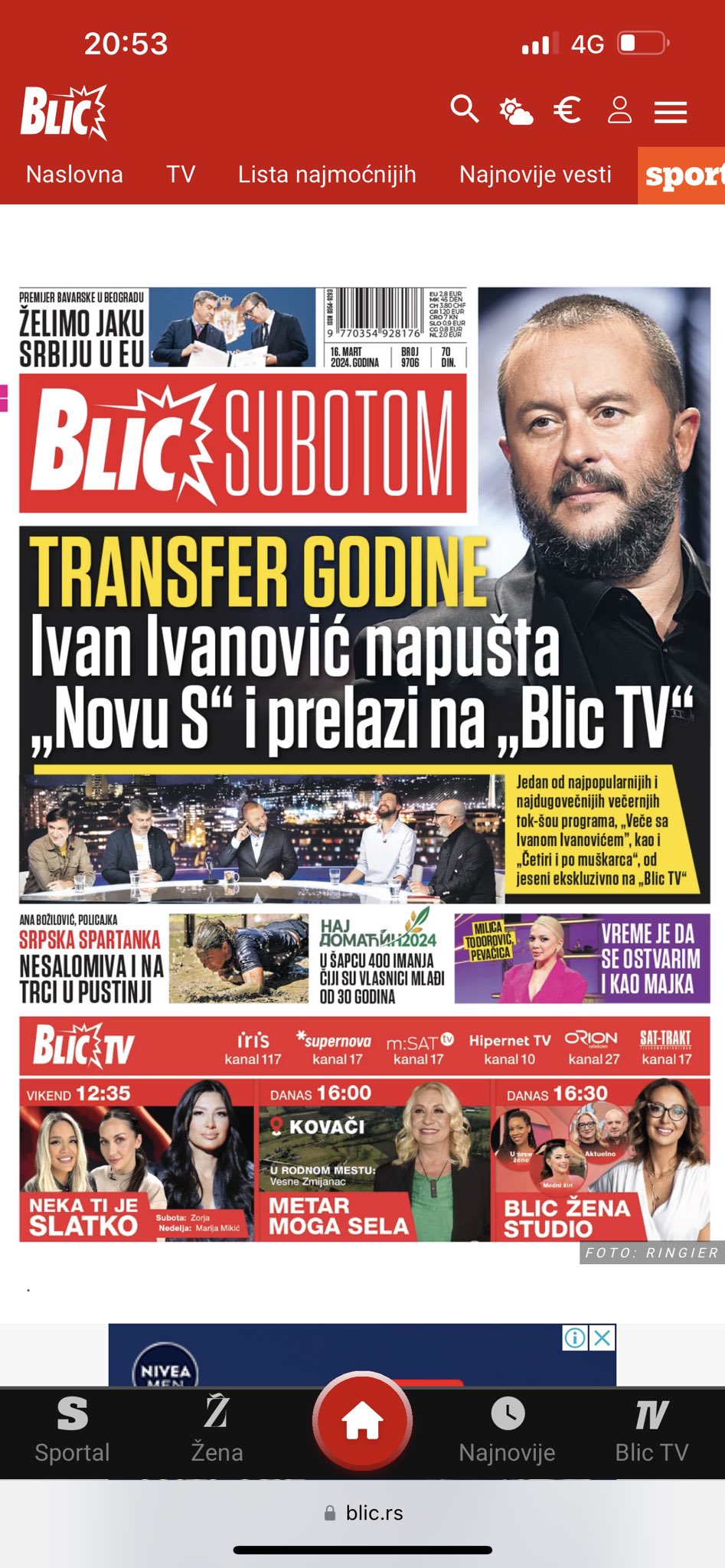 Najnovije Vesti Blic Blic | Vesti Dana Iz Srbije, Regiona I Sveta