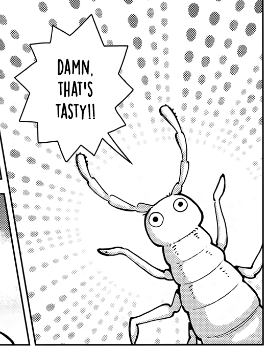 「this is actually the best dungeon meshi panel 」this is a dunmesh ...