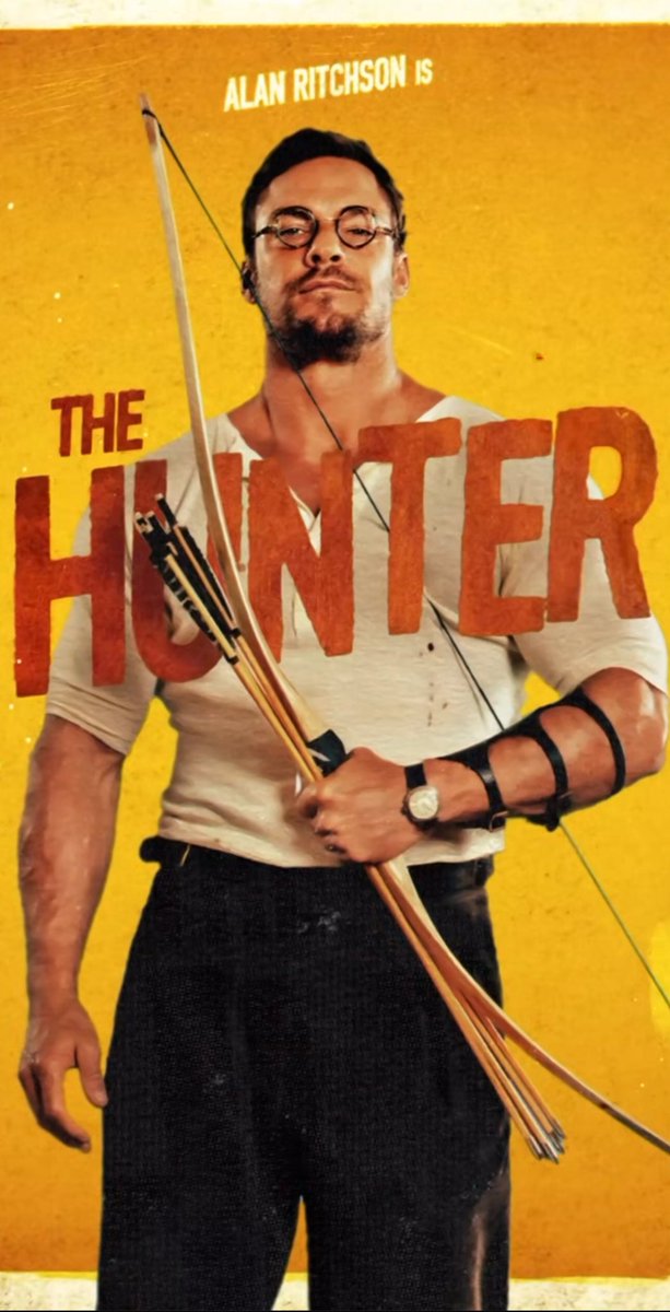 What type of bow did Alan Ritchson use in "The Ministry of ...