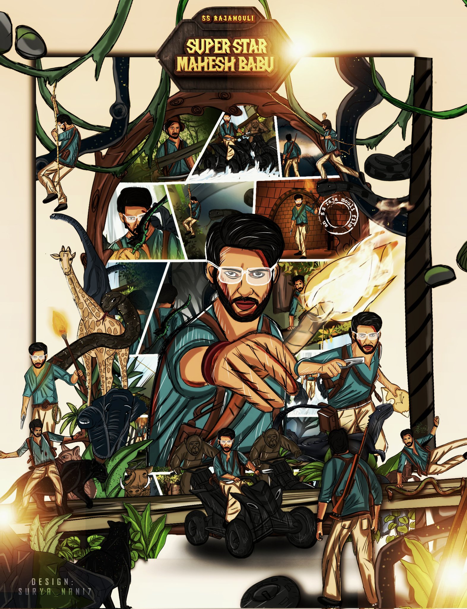 Super Star Surya Sss Kiran Dembla With Kollywood Super Star Surya