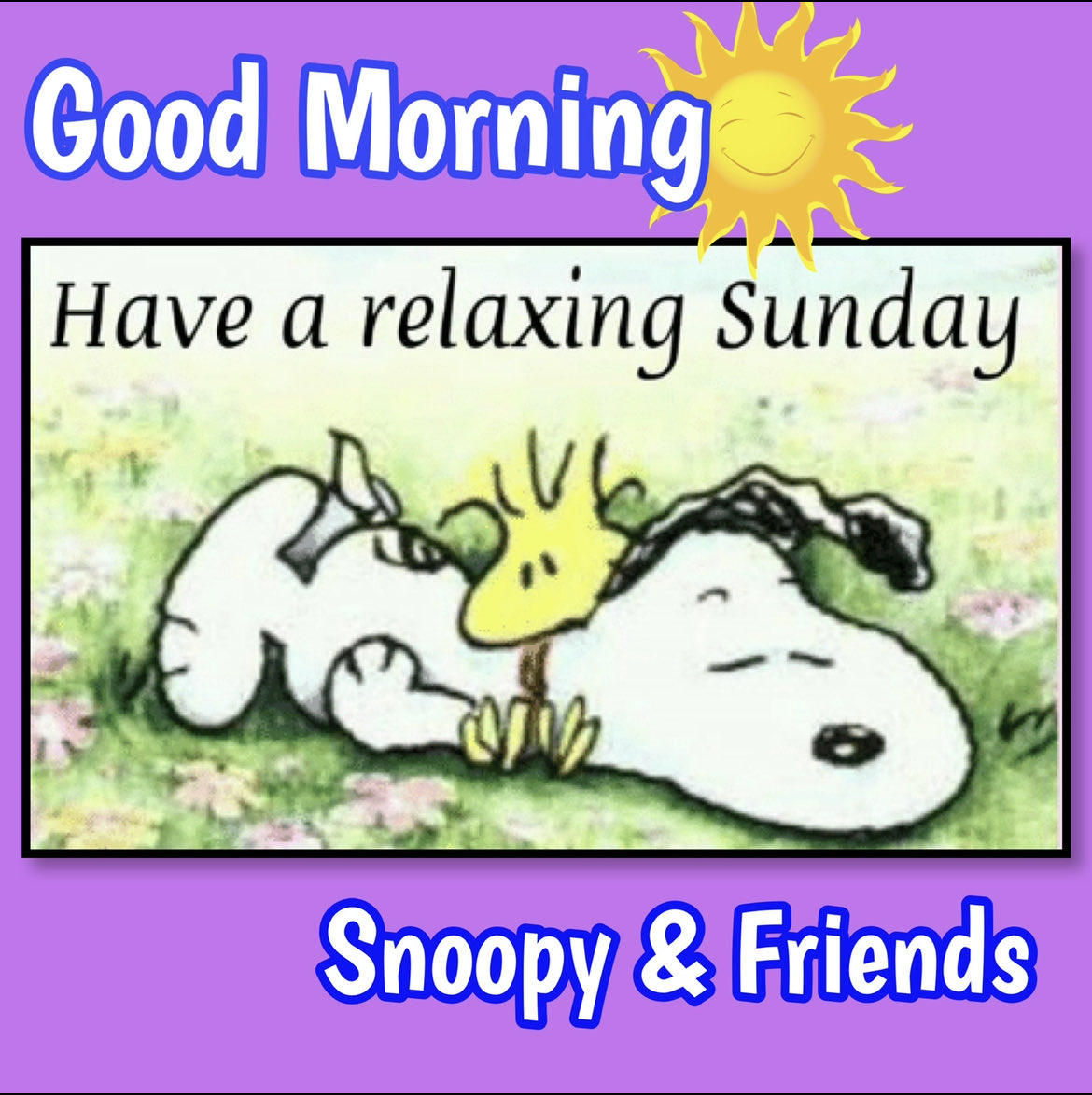 Good Morning Happy Sunday Snoopy Images