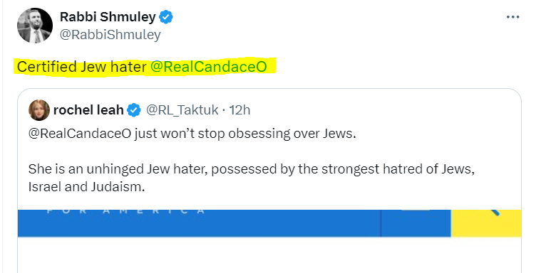 🧵 ️1/ CONFIRMED? RABBI SHMULEY BOTEACH CALLS CANDACE OWENS THE 'N' WORD ...