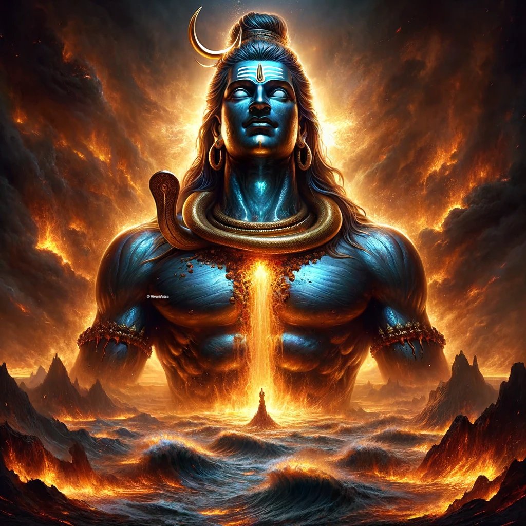 After Lord Shiva sensed a THREAT originating from 'Samudra Manthan', he ...