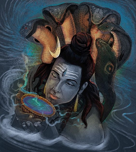 After Lord Shiva sensed a THREAT originating from 'Samudra Manthan', he ...
