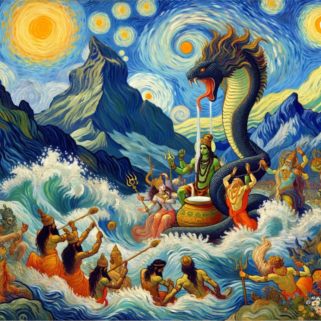 After Lord Shiva sensed a THREAT originating from 'Samudra Manthan', he ...